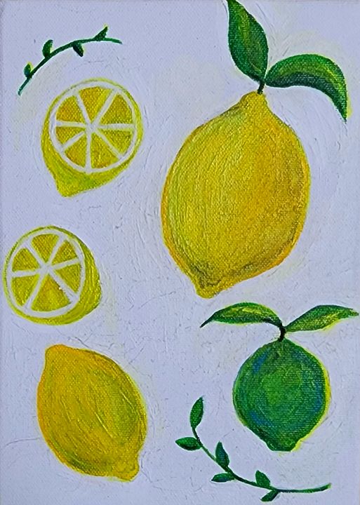 LEMON LEMON - Ito Design Works - Paintings & Prints, Abstract ...