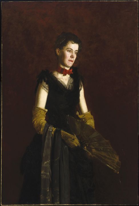 Thomas Eakins~Letitia Wilson Jordan - Canvas printing - Paintings ...