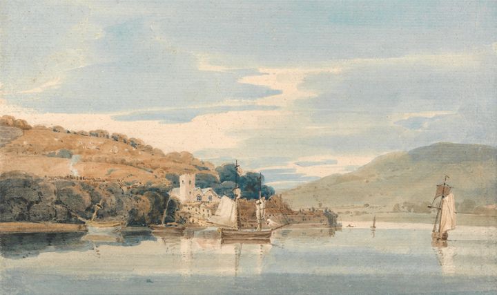 Thomas Gilding ~ Kingswear Seen from - Canvas printing - Paintings ...
