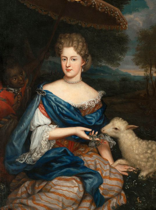 Unknown artist~Portrait of Maria Car - Canvas printing - Paintings ...