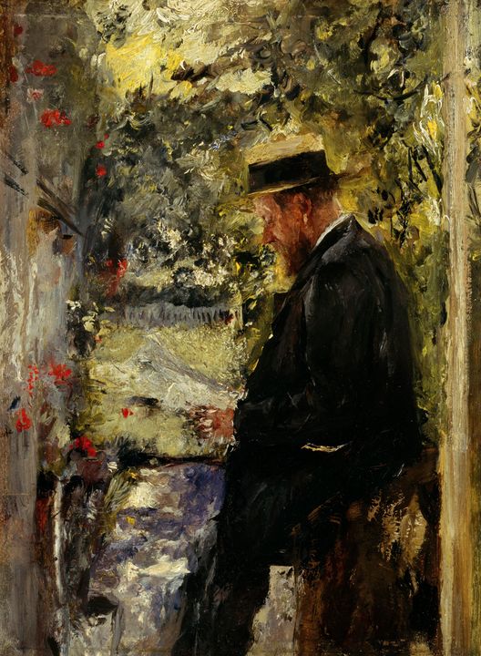 Wilhelm Leibl~Veterinarian Reindl in - Canvas printing - Paintings ...