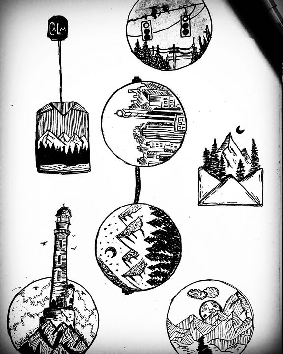 Miniature travel - Illustrations.vg - Drawings & Illustration ...