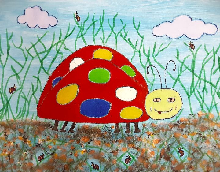 P 17 Silly Lady Bugs - BJK Creations & Gallery of Seasons - Paintings ...