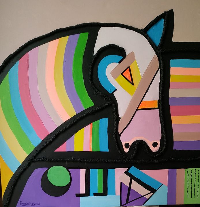 En la feria no 1 - Javier Korral - Paintings & Prints, Abstract ...