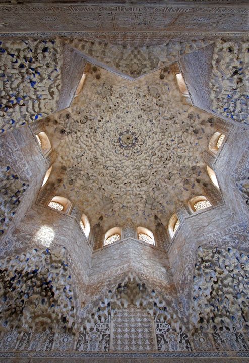 Alhambra ornate ceiling - Rod Jones Photography - Photography ...