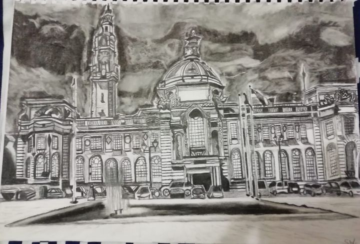 Cardiff city hall - Mr Seth Williams - Drawings & Illustration ...