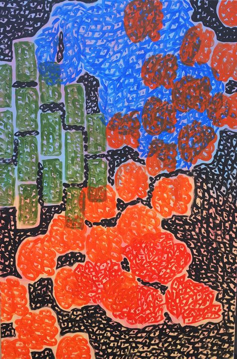 Universe Rose - Michael Dang Art - Paintings & Prints, Abstract ...