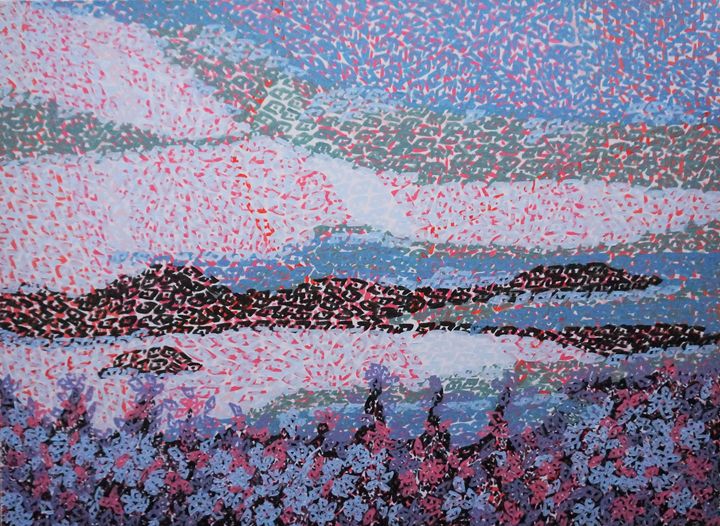 Mindful Peace - Michael Dang Art - Paintings & Prints, Abstract ...