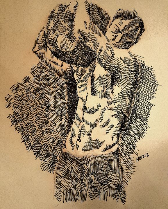 World on my shoulders - Peculiar art by Nate - Drawings & Illustration ...