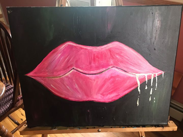 Bleeding lips - Fanny’s Favorites - Paintings & Prints, People ...