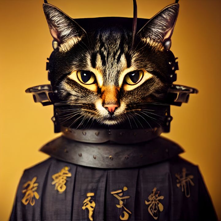 Miyako - Cat wearing an armor #5 - Digital Art Factory - Digital Art ...