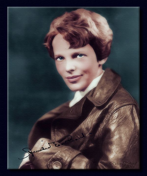 Amelia Earhart - Richard Gerhard - Digital Art & AI, People & Figures ...