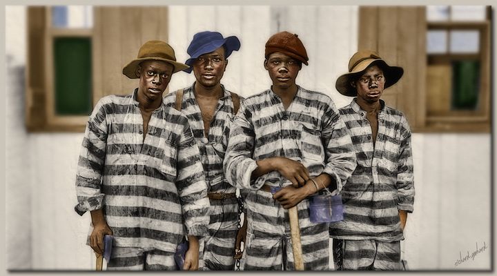 1905 Chain Gang - Richard Gerhard - Digital Art, People & Figures ...