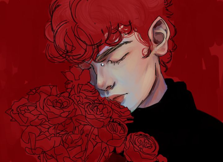 roses are red - MANU - Digital Art & AI, Flowers, Plants, & Trees ...