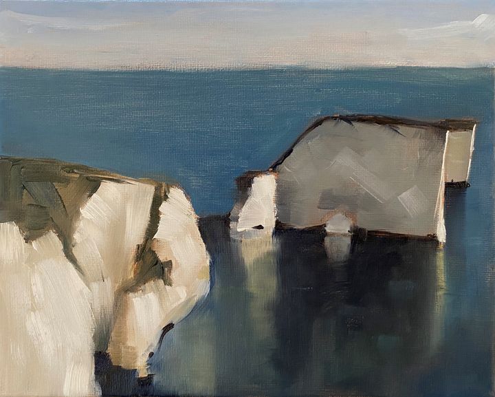 Ivory Cliffs - Wilburs Brush - Paintings & Prints, Landscapes & Nature ...