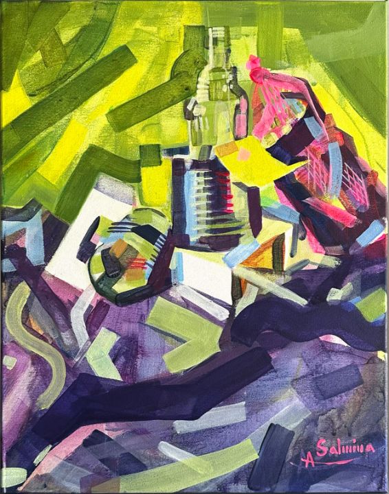 3Rs - Reuse Painting - Sunshine_roof - Paintings & Prints, Abstract ...