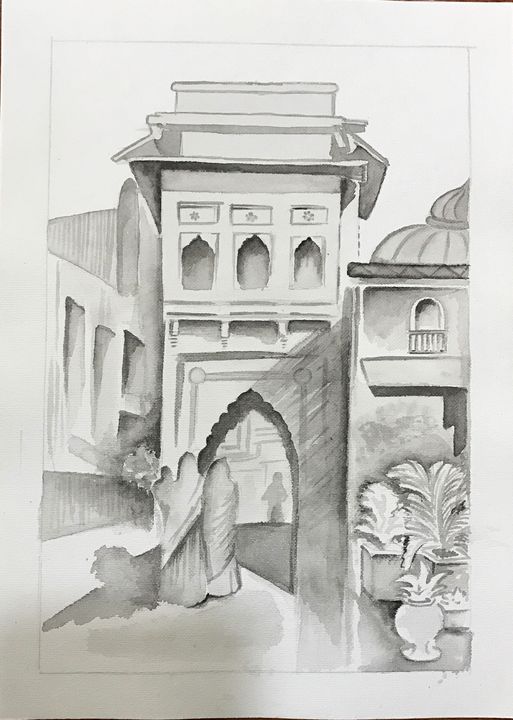 Black and White Painting - Rutuja Manik Patil - Paintings & Prints ...