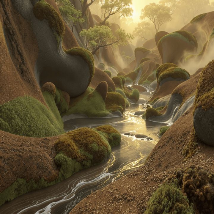 Natural Harmony: Redefining Space - Canvas Dreams: Wall Art Wonders - Digital Art & AI, Fantasy ...