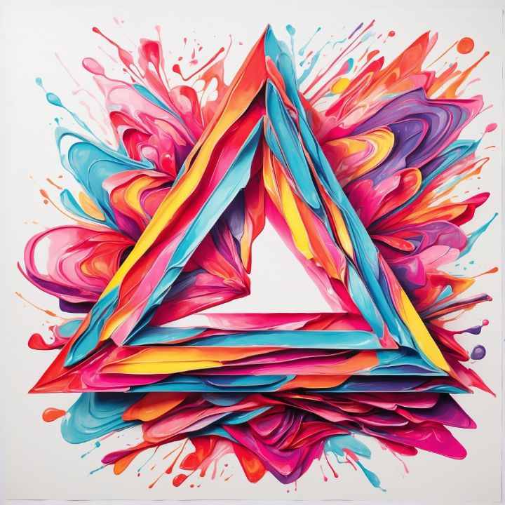 Tri-color - TheAIronsmith - Digital Art & AI, Abstract, Color - ArtPal