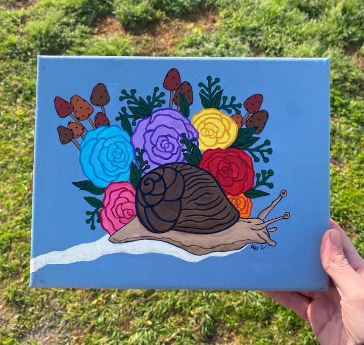 Snail trail painting - Art of Ashley’s Creations - Paintings & Prints ...