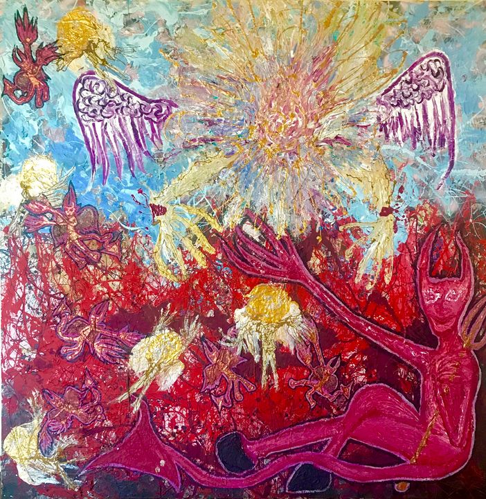 Heaven And Hell Painting