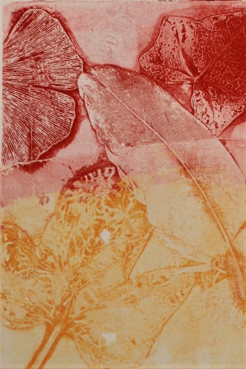 Gingko, Maple, Feather - Treetop Fine Art - Paintings & Prints ...