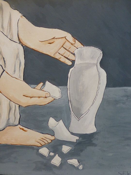 Like a Broken Vessel - Inspired Art and Crafts - Paintings & Prints ...