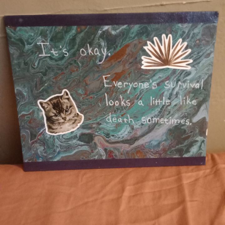 Survival Looks Like Death - BadWolf Art Stuff - Paintings & Prints ...