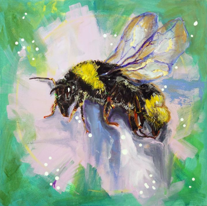 BUMBLEBEE - Viktoriya Art - Paintings & Prints, Animals, Birds, & Fish ...