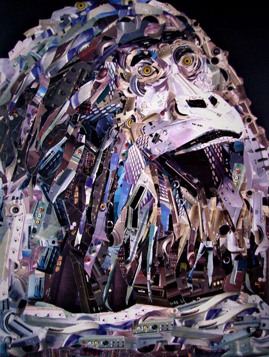 digital ape - Alexandros Simopoulos - Paintings & Prints, Animals ...