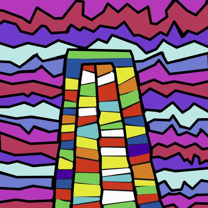 Elevations 8 - Steve Martin Art - Paintings & Prints, Abstract ...