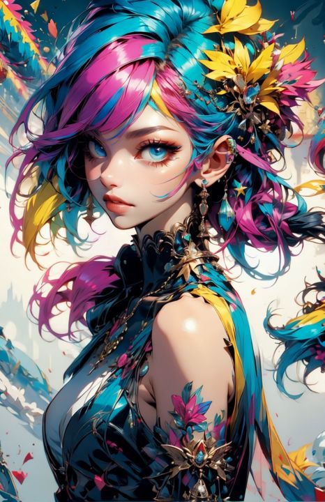 Filigree Niji - Rainbow - Digi'art Ninja designs - Digital Art & AI ...