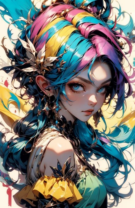 Filigree Niji - Rainbow - Digi'art Ninja designs - Digital Art & AI ...