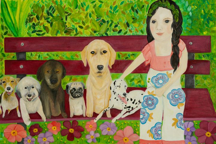 Contentment - Isabelle Ri - Paintings & Prints, Animals, Birds, & Fish ...