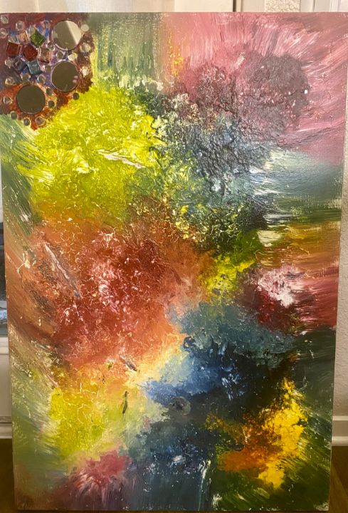 Flowering Emotion - Anita Phuck - Paintings & Prints, Abstract ...