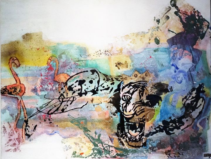 CARIBEAN TIGER - MAIK - Paintings & Prints, Animals, Birds, & Fish ...
