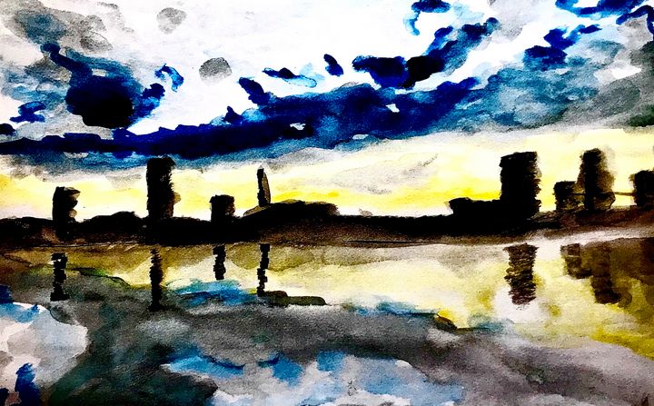 city vibrance - Marcus Marchant's available portfolio - Paintings ...