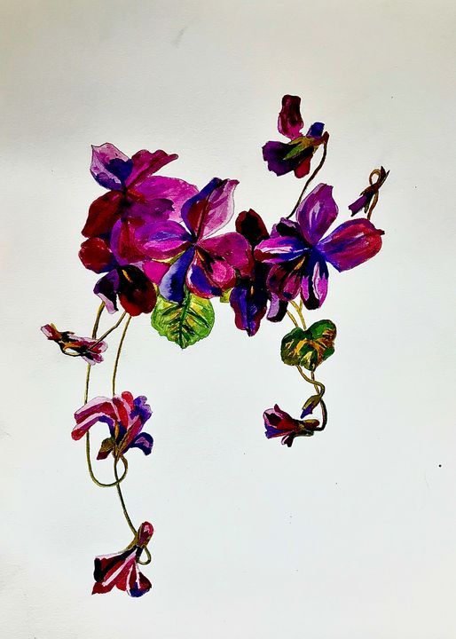 Flourishing flowers - Marcus Marchant's available portfolio - Paintings ...