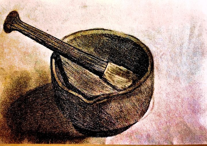 Pestle and Mortar - Marcus Marchant's available portfolio - Drawings ...