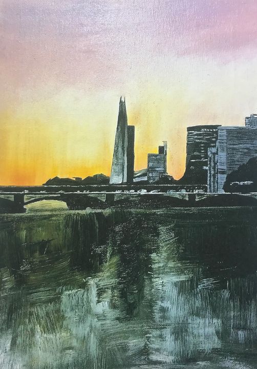 Sunset Shard - Marcus Marchant's available portfolio - Paintings ...