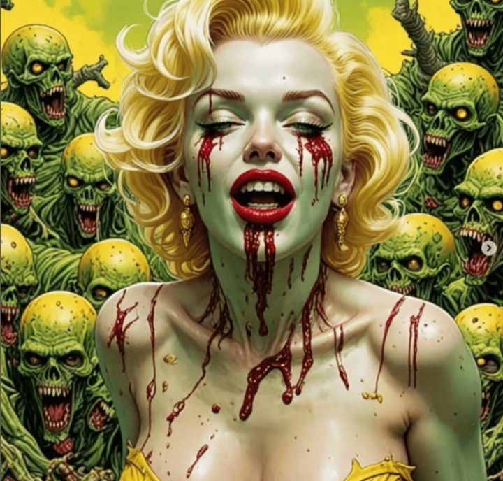 Apocalyptic Marliyn - CHRISTOPHER PERRY - Paintings & Prints, People ...