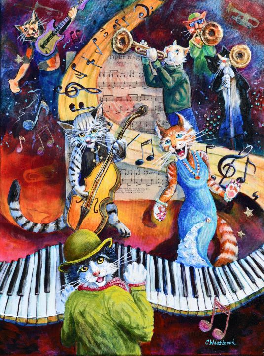 Tiger Rag - Art by Cynthia Westbrook - Paintings & Prints, Animals ...