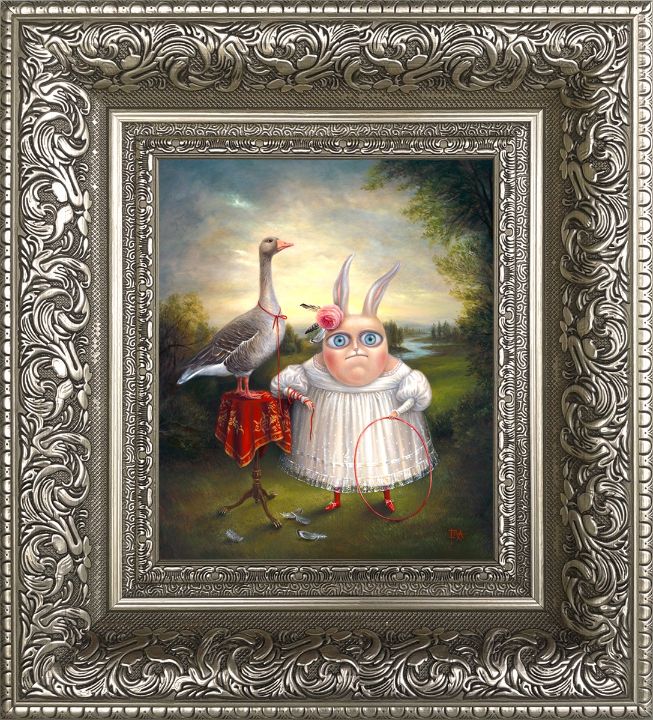 Children's Games-5 - Irena Aizen - Paintings & Prints, Animals, Birds ...