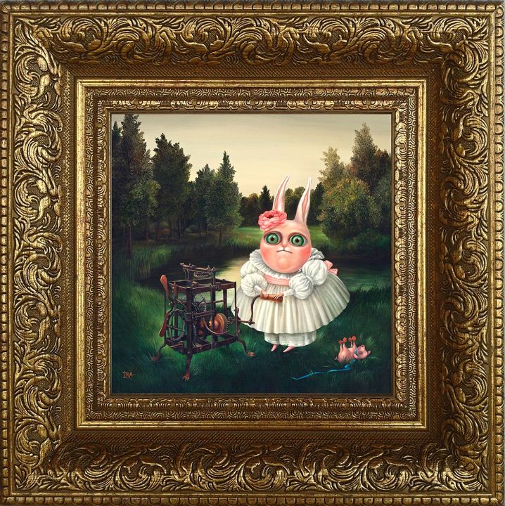 Children's Games-4 - Irena Aizen - Paintings & Prints, Animals, Birds ...