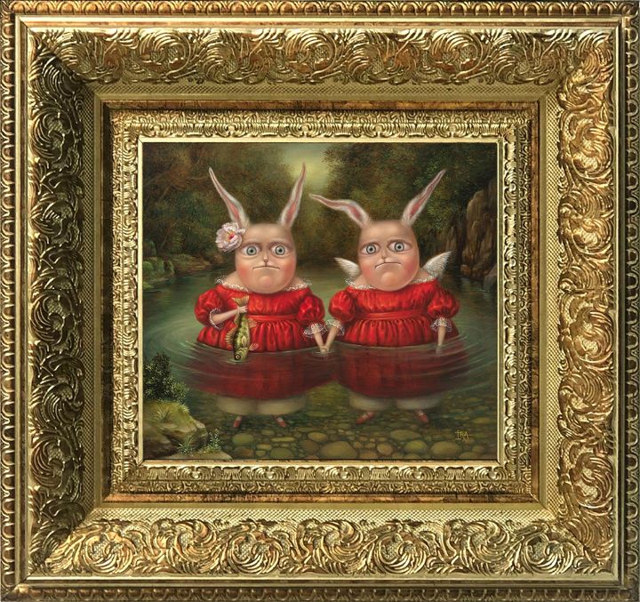 Tobias and the Angel-2 - Irena Aizen - Paintings & Prints, Animals ...