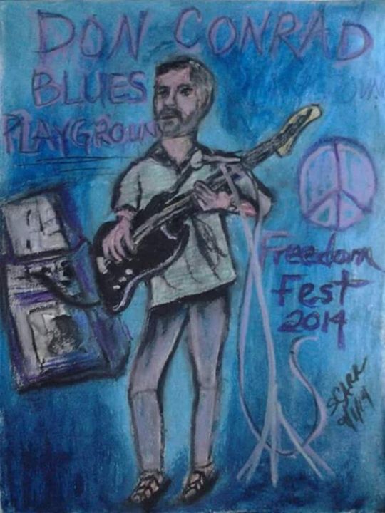 Don Conrad @ Freedom Fest - Art by Suzanne Carr - Paintings & Prints ...