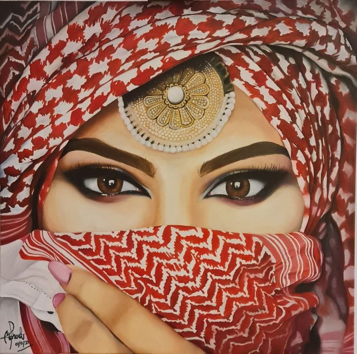Baidaa - Mohammed Mansoor - Paintings & Prints, People & Figures ...