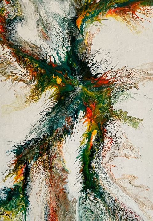 Something inexplicable abstract - Marie Art - Paintings & Prints ...