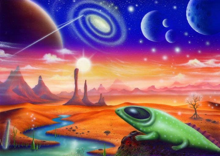 Space Nympth - Imaginary Art of Gerald Newton - Drawings & Illustration ...