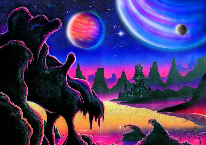 Madison Lake - Imaginary Art of Gerald Newton - Paintings & Prints ...